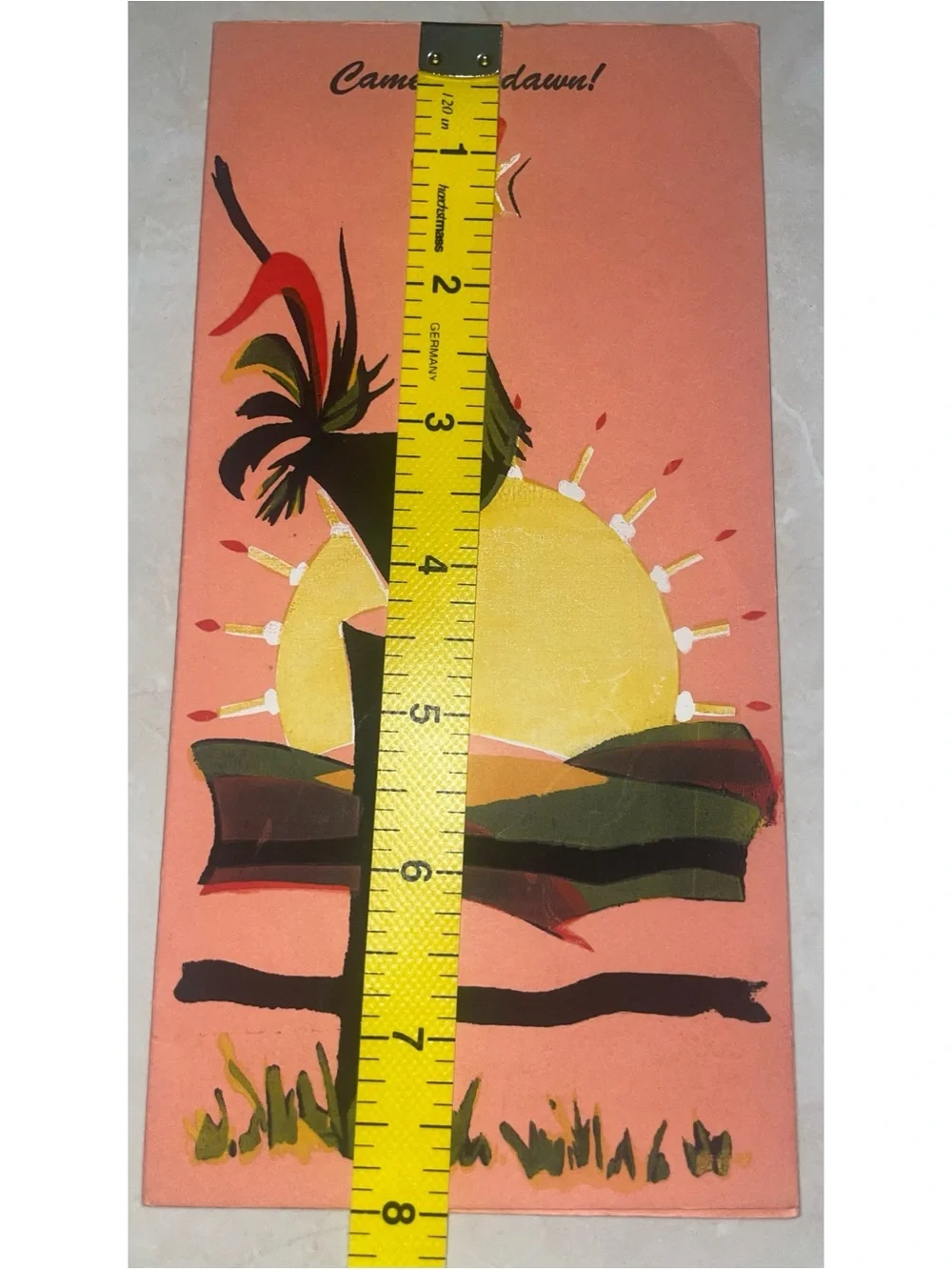 Party Supplies | Vintage Rooster Happy Birthday Card Handmade Envelope ...